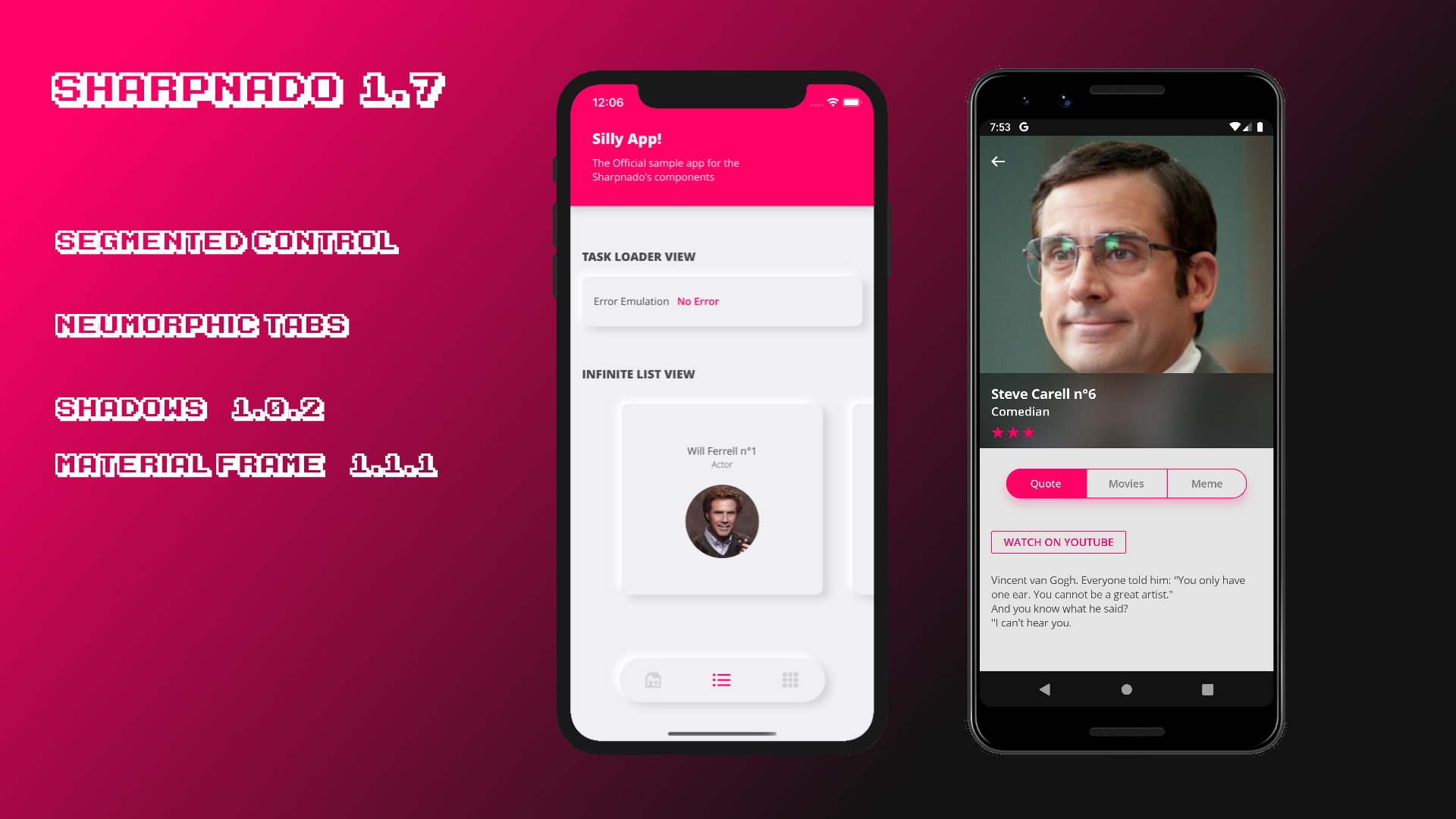Xamarin.Forms Segmented Control with Sharpnado 1.7 Xamarin.Forms Segmented Control with Sharpnado 1.7
