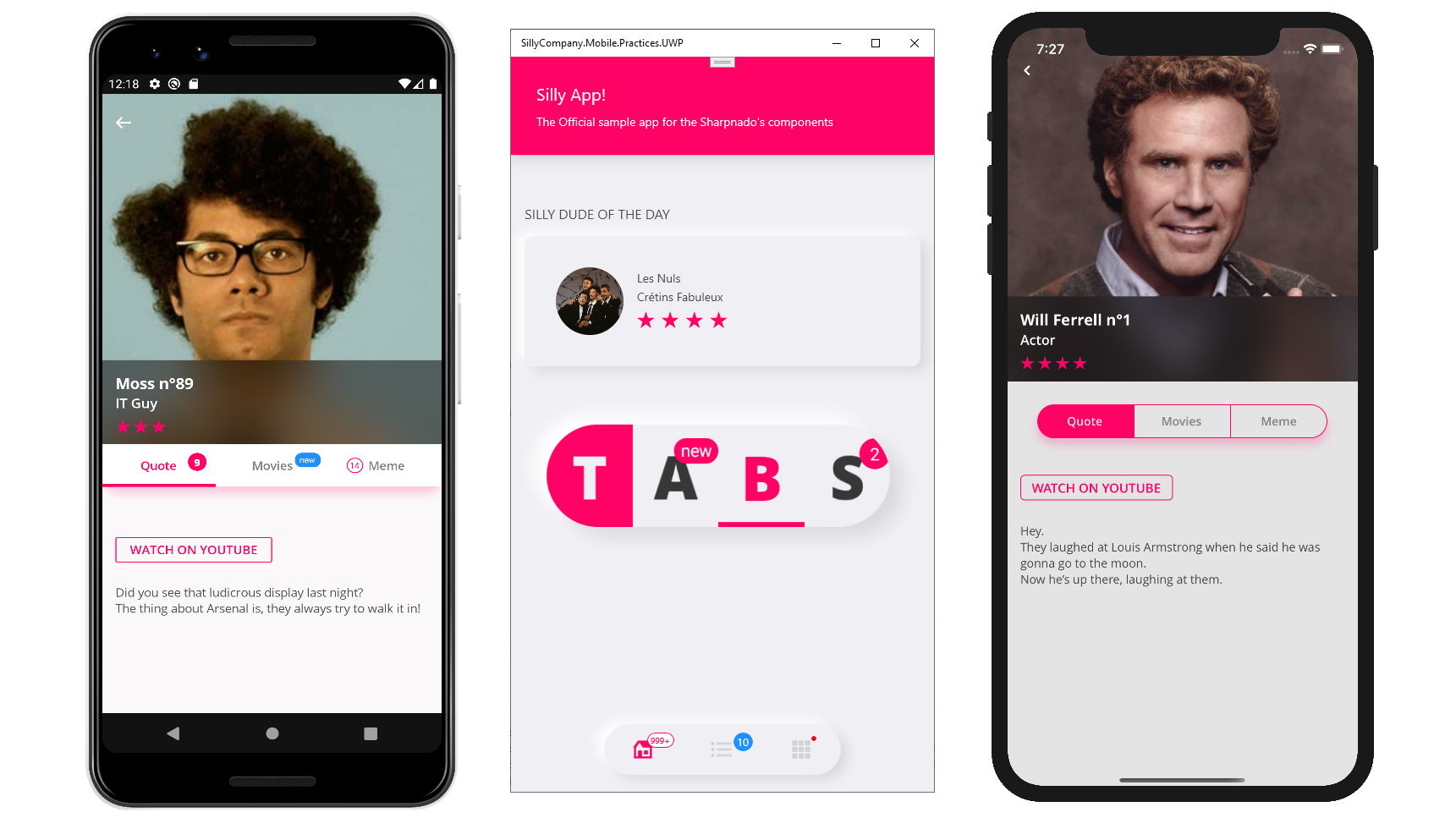 Sharpnado.Tabs 2.0: Xamarin.Forms tabs receive a Badge of honor